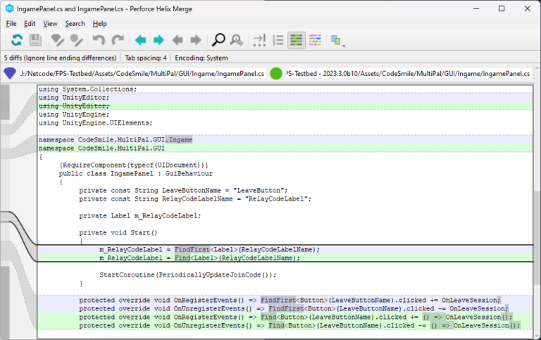 P4Merge: Visualize Diffs And Merge - CodeSmile